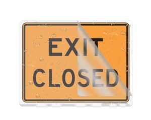 acrylic sign for wall exit sign self-adhesives sign for door or wall 6 x 8 inch premium acrylic design plate