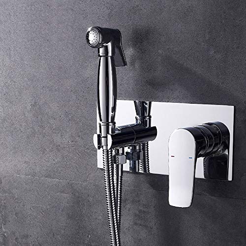 MINJING Bidet Faucet,Bidet Toilet Sprayer Set-Handheld Bidet Sprayer Kit-Bathroom Hand Shower for Self Cleaning Sink Faucet Bathroom,BidetFaucet