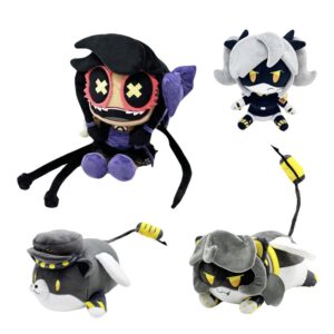 murder cyn plush, murder plush drones toys murder, stuffed drones doll for kids and fans home decor game lovers (4pcs)