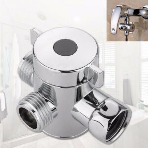 1/2 inch three way t-adapter valve fit for toilet bidet shower head diverter valve