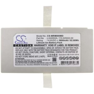 SCESMIA Replacement Battery for M8 M9 SV300 SV350 TE7 Ultrasound Machine M9 14.8V/5600mA