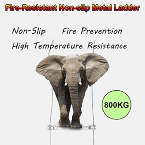 Rope Ladder,Home Safety Ladder Fire Escape Rope Ladder,Home Safety Ladder Emergency Fire Escape Ladder,Aluminum Alloy Wire Rope