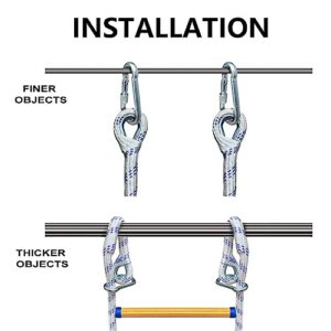 Safety Ladder,Home Emergency Escape Ladder - Portable Fire Escape Ladder,Rope Ladder/10M/32.8Ft