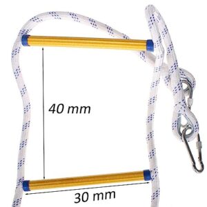 Safety Ladder,Home Emergency Escape Ladder - Portable Fire Escape Ladder,Rope Ladder/10M/32.8Ft