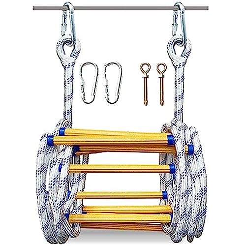 Safety Ladder,Home Emergency Escape Ladder - Portable Fire Escape Ladder,Rope Ladder/10M/32.8Ft