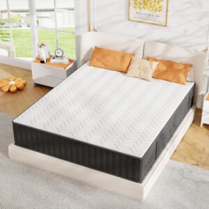 pengucool 10 Inch Mattress Twin, Memory Foam Mattress in a Box, Cooling Charcoal Medium Firm Mattresses for Back Pain Relief, CertiPUR-US, Fiberglass Free & Support Comfort