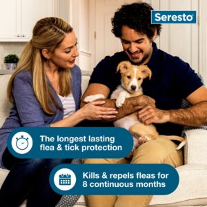 Bundle of Seresto Small Dog Collar for Dogs Under 18 lbs. + Pet Protect Dog Digestive Health Supplement 60 Chews