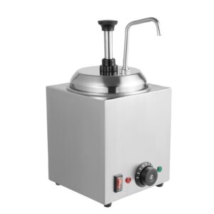 3l sauce electric cheese dispenser,110v 800w chocolate warming dispensing pump,hot topping dispenser for hot fudge,be used in homes, fast food restaurants, canteens, snack stations, etc