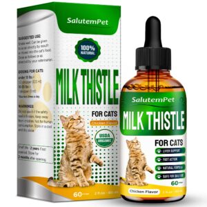 Сat kidney support | milk thistle for cats | kidney support for cats | milk thistle cats | cat milk thistle | herbal dietary supplement | 2 oz