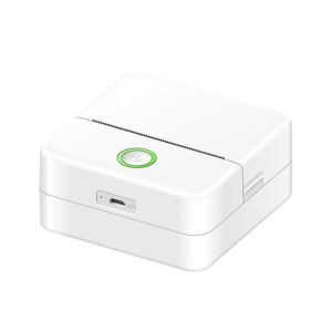 wisoqu mini portable printer, high clear printing, printing, office printing, thermal printing, bt connection for study and office (a- mini printer)