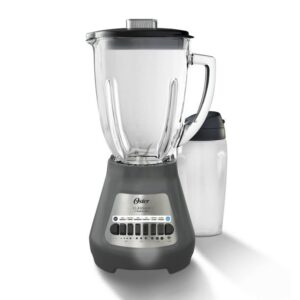 party blender with xl 8-cup capacity jar and blend-n-go cup, 8 speeds, stainless steel blade cuts