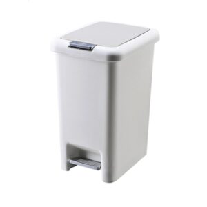 step-on indoor plastic trash can household bathroom kitchen toilet with lid large trash can slot bedroom open lid trash can for home & commercial use