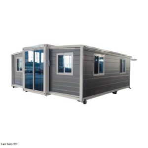 20ft portable prefabricated tiny mobile home, mobile expandable prefab house, 2 bedrooms 1 bathroom, living & kitchen,spacious, waterproof expandable container houses