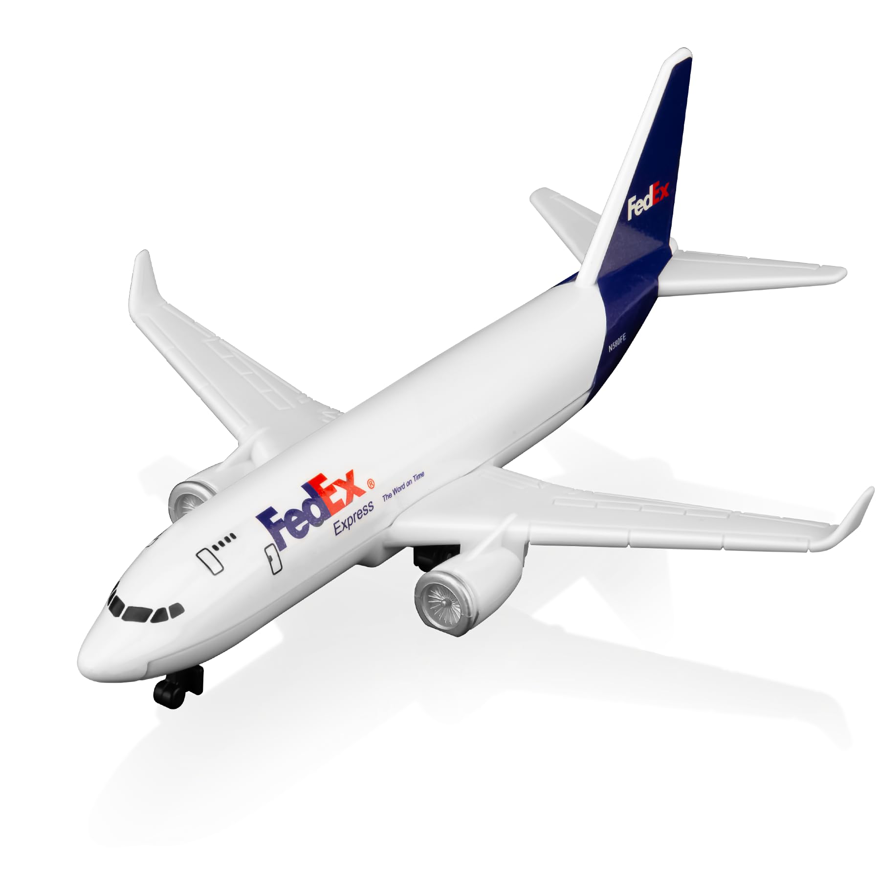 SimplyAir 1/400 FedEx Airplane Model Kits Plastic Airplane Model for Collection and Display