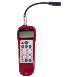 QIUSUO Sonic Belt Tension Meter for Testing Tesion Belt Steel Wire Steel Belt with Frequency Range 10Hz to 5000Hz and Tension Range 0.01 to 99900N LCD Backlit Display