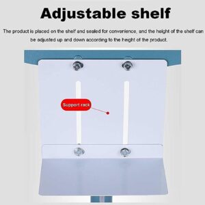 pedal heat sealer,pedal impulse sealer,adjustable height,350-800mm seal length,2-5mm sealing width,0.2-2s sealing time,for sealing food (singleheating 650mm)