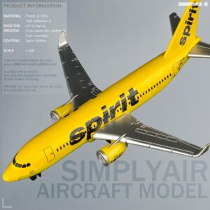 SimplyAir 1/400 Spirit Airplane Model Kits Plastic Airplane Model for Collection and Display