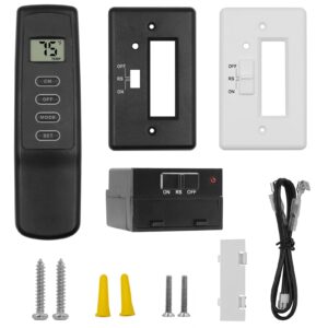 new upgrade fireplace remote control thermostat kit, millivolt gas valve fireplaces and stoves, for skytech ambient majestic monessen vermont etc, 5 year warranty