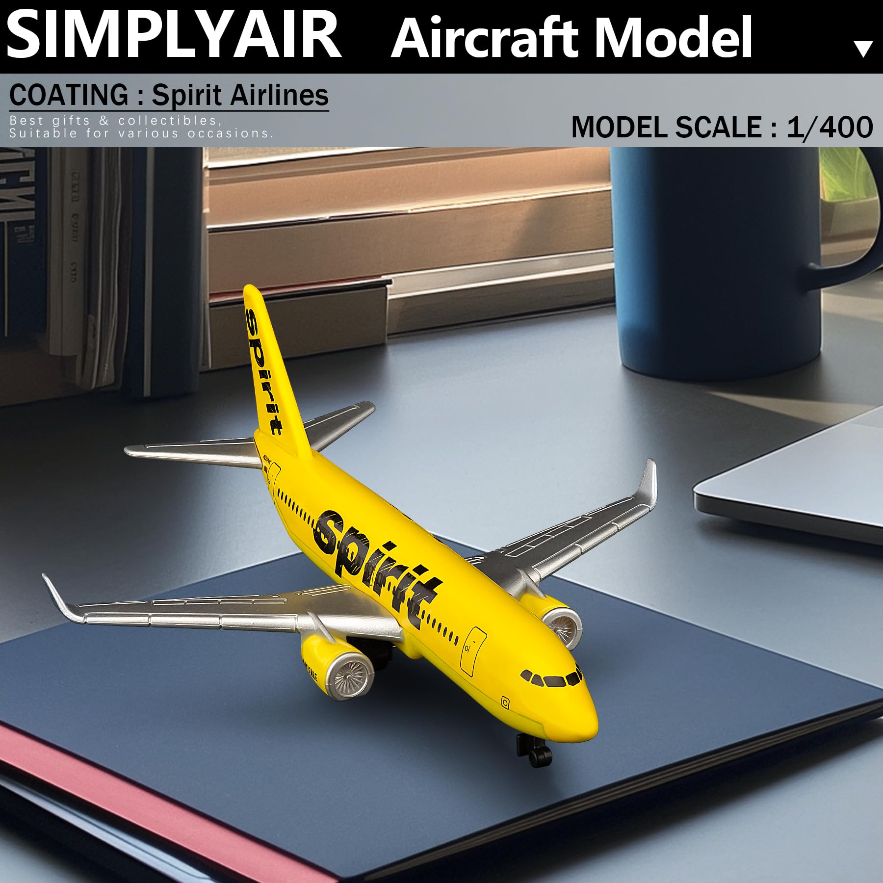 SimplyAir 1/400 Spirit Airplane Model Kits Plastic Airplane Model for Collection and Display