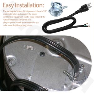 CRD-00 Power Cord Kit for InSinkErator Garbage Disposal