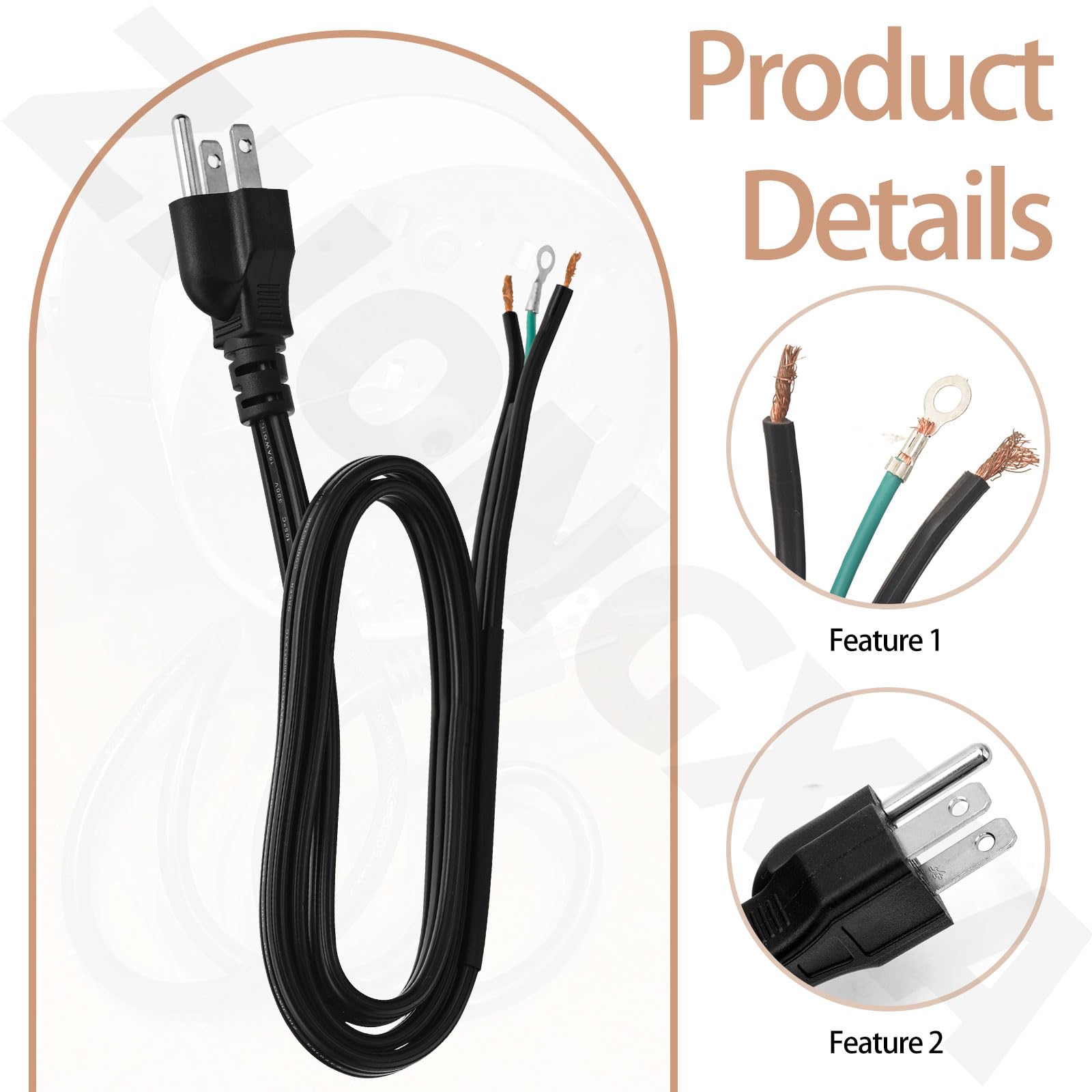 CRD-00 Power Cord Kit for InSinkErator Garbage Disposal