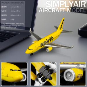 SimplyAir 1/400 Spirit Airplane Model Kits Plastic Airplane Model for Collection and Display