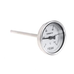 qixiamo pipeline thermometer 50/100/150/200/300℃ bi-metallic metal temperature gauge for pipeline industrial use