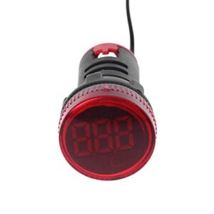 QIXIAMO Temperature Gauge 22mm 50-380V Temperature Measuring Induction Ranging -20-119℃ for Car Houses Offices Workshops