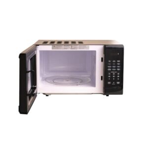 RV Black Microwave Oven with Turntable - 1.0 Cu. Ft. Capacity | Includes Trim Kit for Easy Installation & Stylish Finish