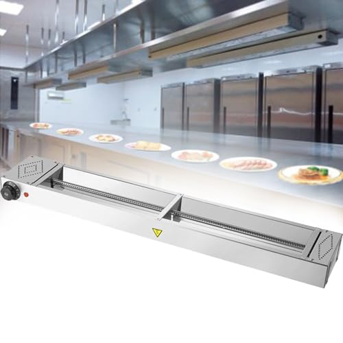 Food Heat Lamp,Commercial Food Warmer,Food Bar Heater Overhead Warmer,Hanging Food Utensils Heating Lamps for Buffet Kitchen Hotel Restaurant,HeatingTube-1610W