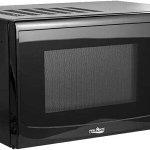 RV Black Microwave Oven with Turntable - 1.0 Cu. Ft. Capacity | Includes Trim Kit for Easy Installation & Stylish Finish