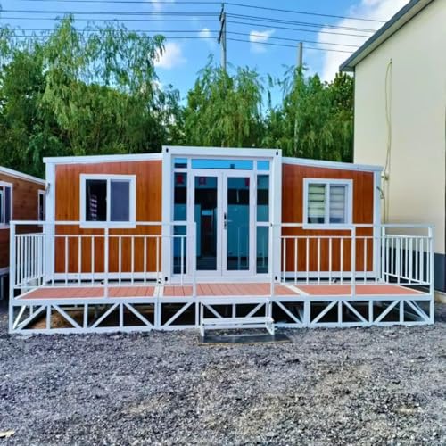 Modern Luxury Modular Glass Container Homes Proof 40Ft 20Ft Prefab Houses Detachable Container House with Glass