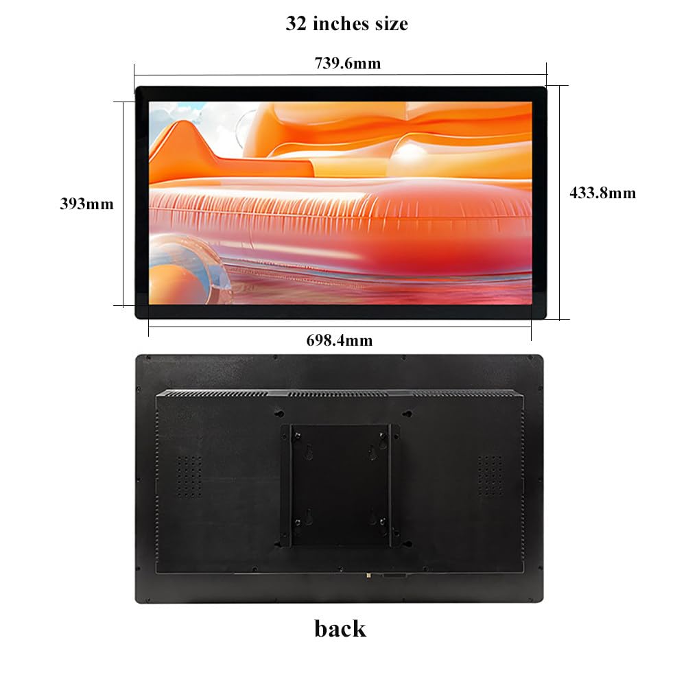 21.5 Inch Capacitive Touch Screen Advertising Display, Cloud Remote Publishing, 16:9 Led Display And 1920x1080p, Digital Signage Display Player For Advertising,32inches