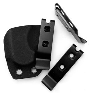 Psdndeww Stainless Steel Scabbard Back Clip Belt Sheath Carrying Waist Clips Clips Grip Hook