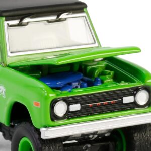 Greenlight 51617 Garbage Pail Kids 2024 San Diego Comic Con Exclusive 1969 Bronco - GPK 1:64 Scale Diecast with Collector Sticker Card