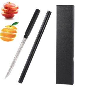 multipurpose outdoor portable fruit knife with sheath,upgrades can be extended，portable outdoor fruit multi-purpose knife with sheath (black)