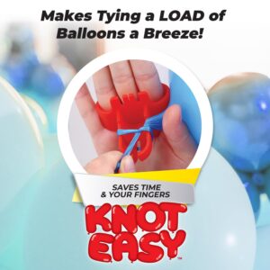 Knot Easy Balloon Tie Tool (5 Pack) - Party Smith - Ties Knot Fast - Easy Balloons Tying Tools - Knotter Tier Device - Party Supplies Decorations & Accessories Kit - Great for Balloon Arch & Arches