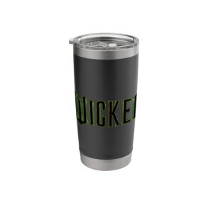 wicked movie logo stainless steel insulated tumbler