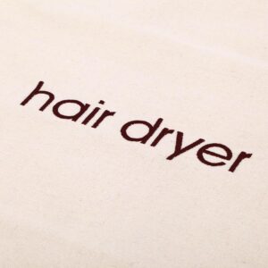 Hair Dryer Bags Drawstring Bag Container Hairdryer Bag for Travel Bathroom (Light Grey)