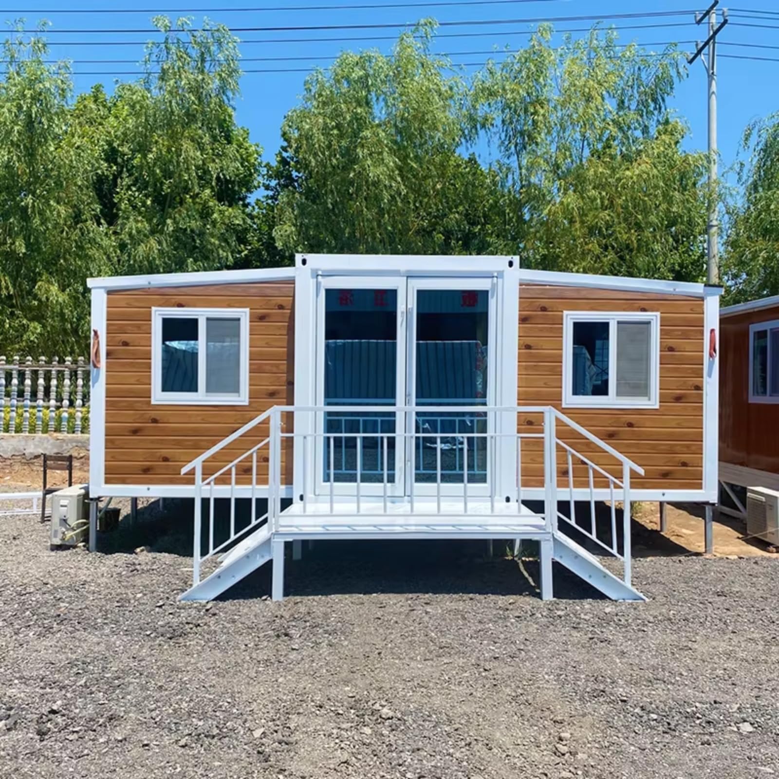 European Style Expandable Container House 40 Inch Cabin Shipping 3 Bedroom Container Homes