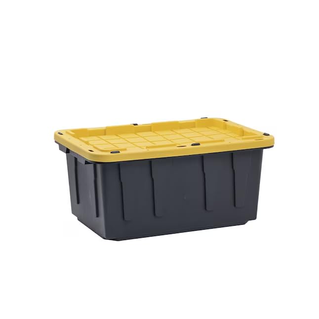 40 Gallon Storage Container - Stackable Storing Bins (1 Pack) (40 Gallon)