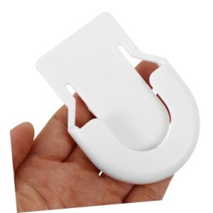 ROMISBABA Hanging Buckle Clip Supply Reusable Holder Holder Universal Accessories Replacement Buckle White