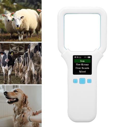 Pet Tag Reader, Plastic Pet Chip Scanner for Dogs and Cats