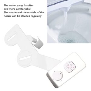 Slim Bidet Toilet Seat Attachment Dual Nozzle Self Cleaning Feminine Butt Wash 7/8 Inch Tee