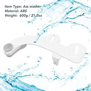 Ultra Slim Bidet Attachment, Easy Installation, Washer with 7/8 Copper Tee for Toilet