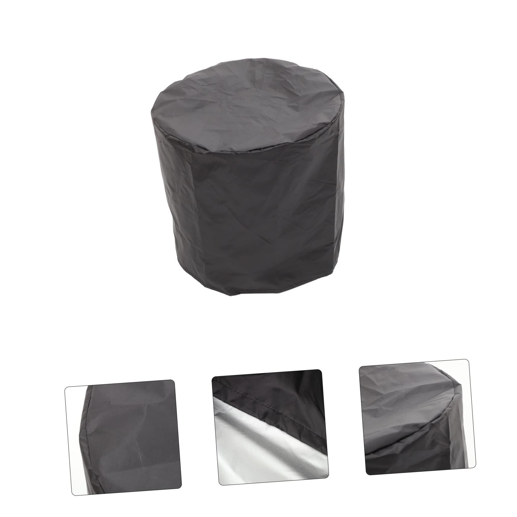 INOOMP 4pcs Furniture Dust Cover Lounge Deep Cover Outdoor Furniture Cover Garden Waterproof Chair Covers Loveseat Slipcover Outdoor Chair Tea Black 190 Silver Coated Polyester Taffeta