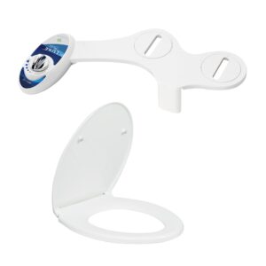 luxe bidet neo 110 blue and luxe elongated toilet seat bundle