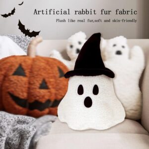 LXSLFY 2024 New Halloween Ghost Plush – Adorable Soft Ghost Pillows, Perfect for Spooky and Decorations, Ideal for Cozy Home and Party Decoration