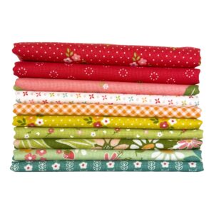 Strawberry Lemonade Fat Eighth Bundle (10 Pieces) by Sherri and Chelsi for Moda (SC.STRAWLEM.10FE)