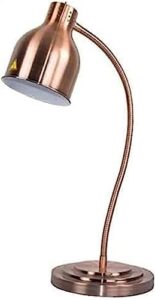 linkanruo heat lamp food warmer kitchen heat lamp, hotel kitchen, cafeterias food heat lamp food heat reference table lamp display stand lamp hood cutting lamp lamps(bronze,double head)